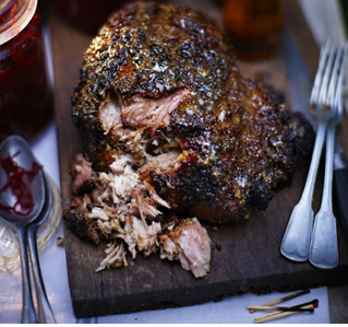 Slow cooked, apple-mustard pulled pork - Tastetickler