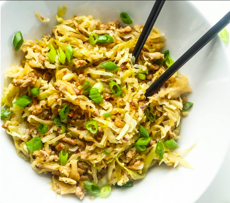 Asian ground pork stir-fry - Tastetickler