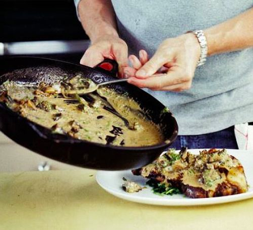 Mushroom, sherry and grain mustard sauce - Tastetickler