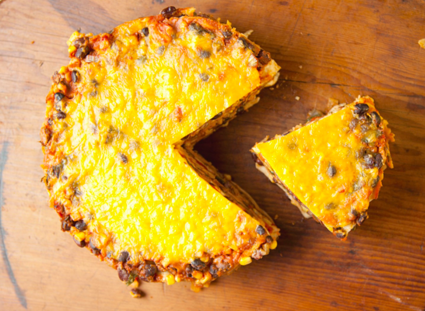 Mexican Tortilla Pie - Tastetickler